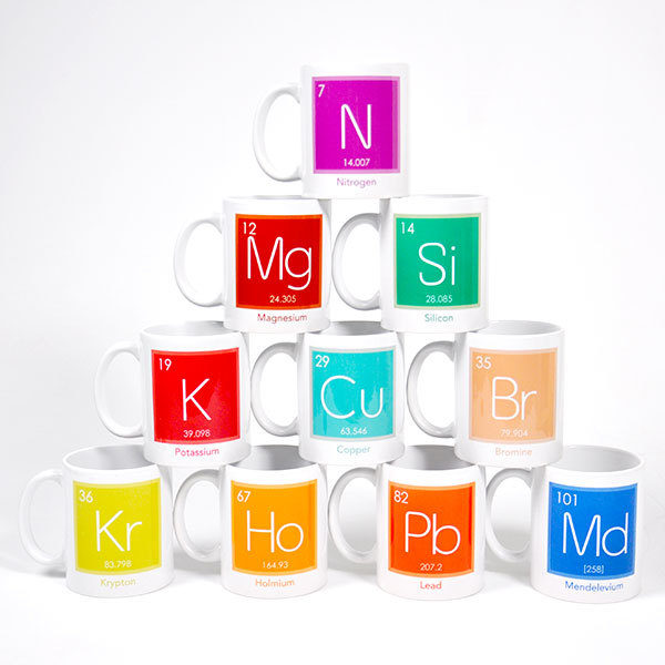 Scientific mug – TABLE OF CHEMICAL ELEMENTS | Mr.sci science factory